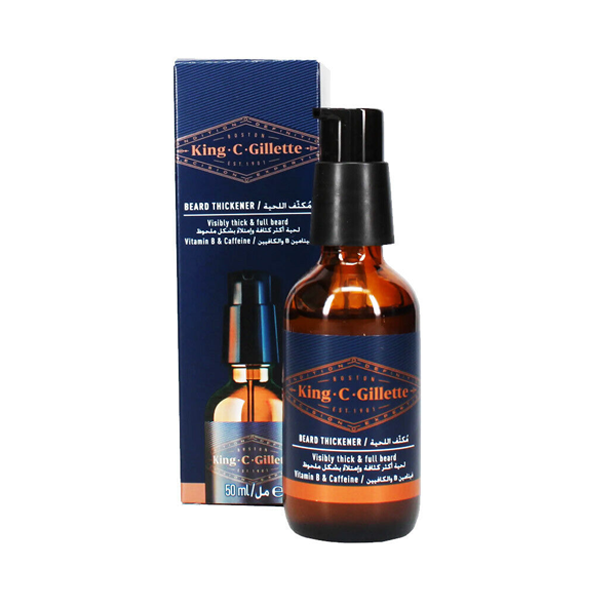 Buy King C Gillette Beard Thickener 50ml Online – Beautyallaccess