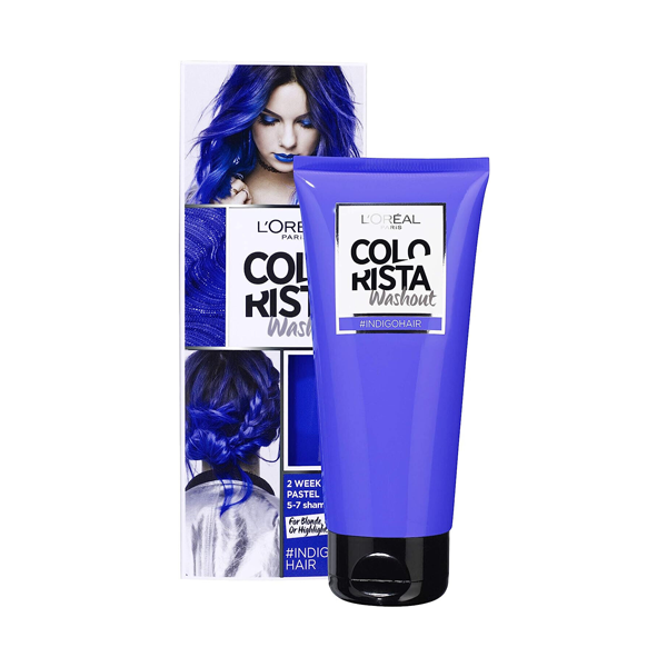 Buy L'Oreal Colorista Washout Indigo Blue Semi-Permanent Hair Dye ...